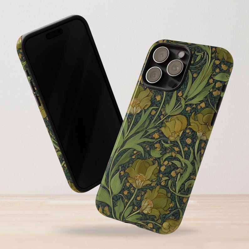 William Morris Floral Phone Case - Vintage Botanical iPhone Protective ...