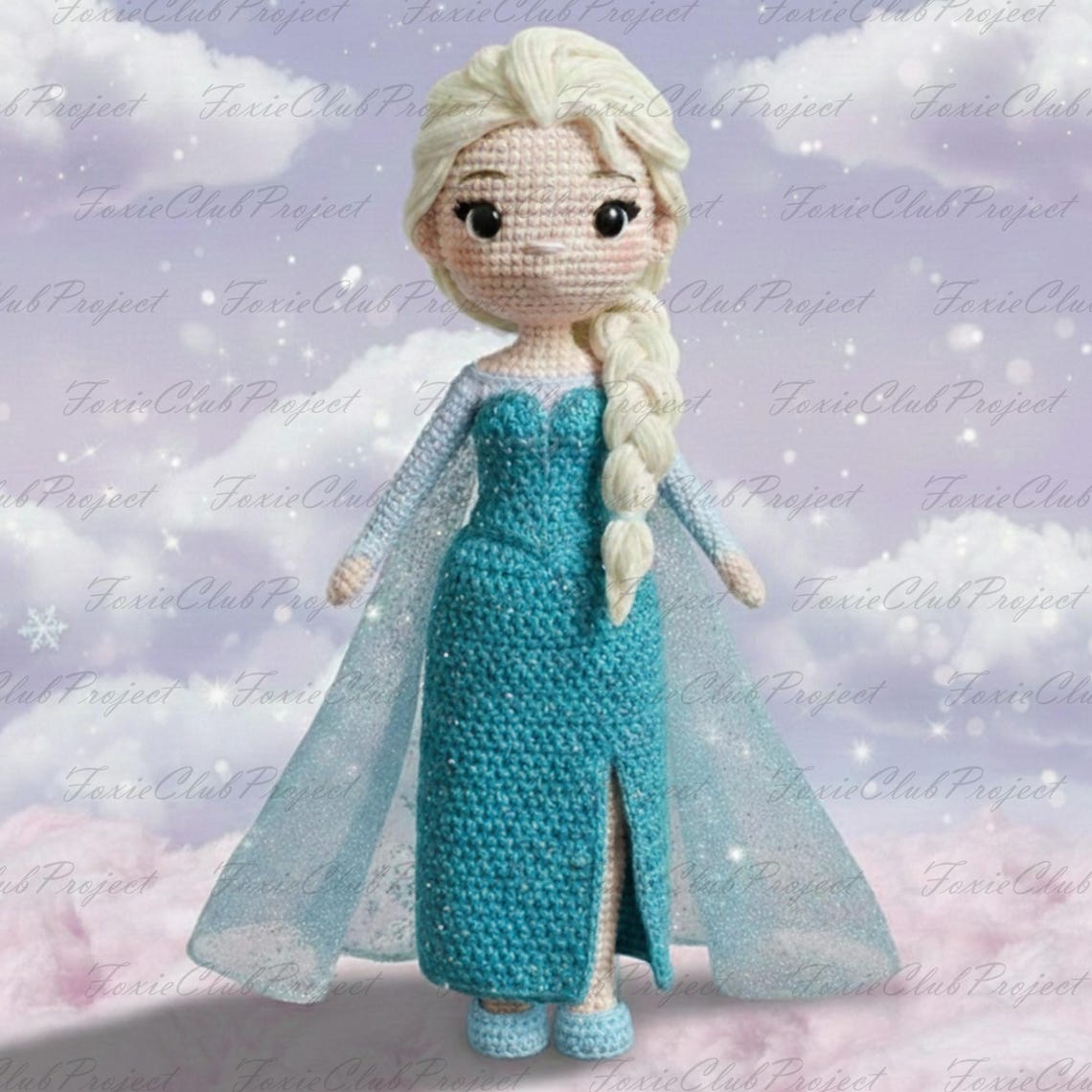 Inspired Ice Princess Crochet Dolls, Fairy Tales Elsa Amigurumi ...