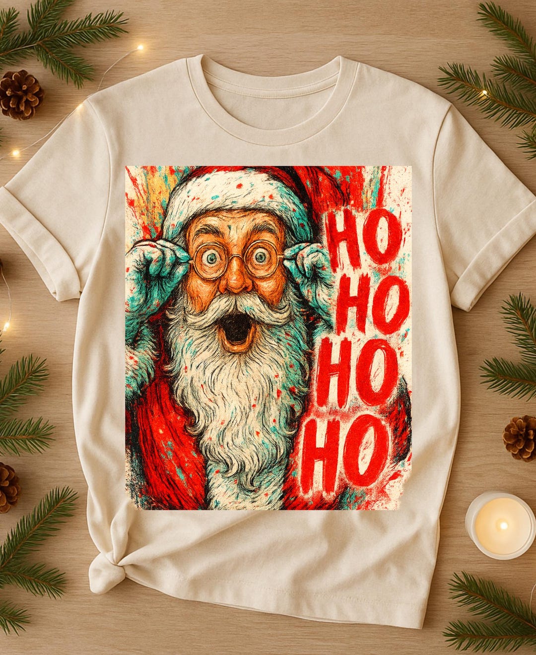 Funny Santa PNG | Vintage Christmas Sublimation Design | Grunge Santa ...