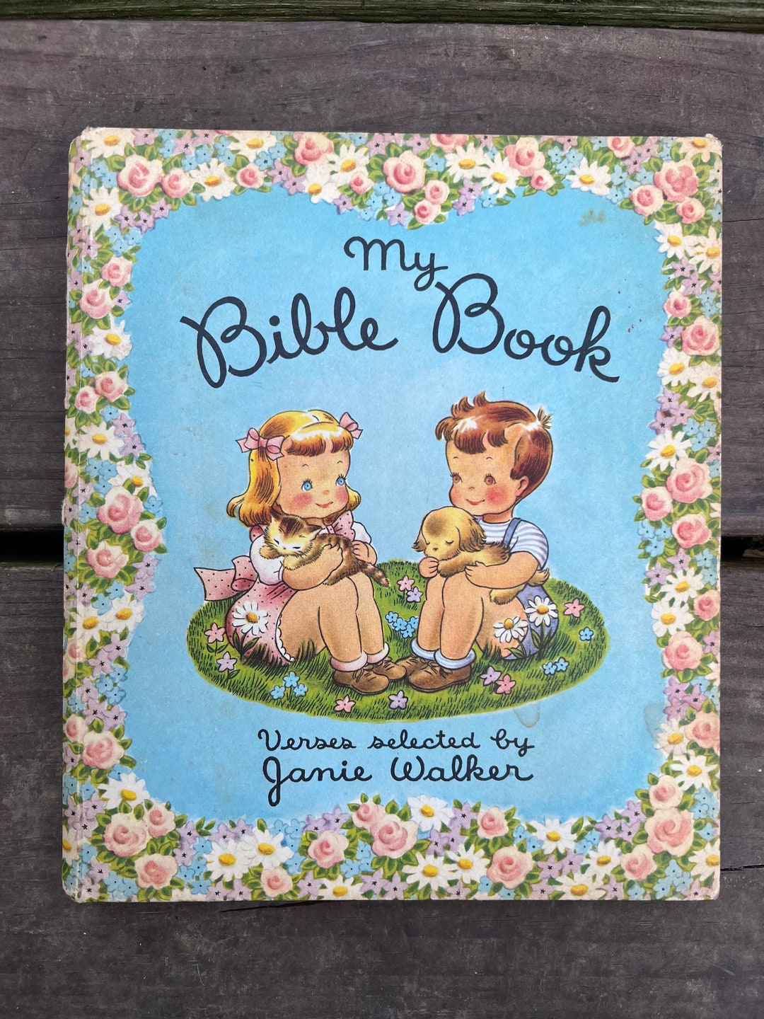 Vintage My Bible Book Verses Selected by Janie Walker 1958 Edition Rand ...