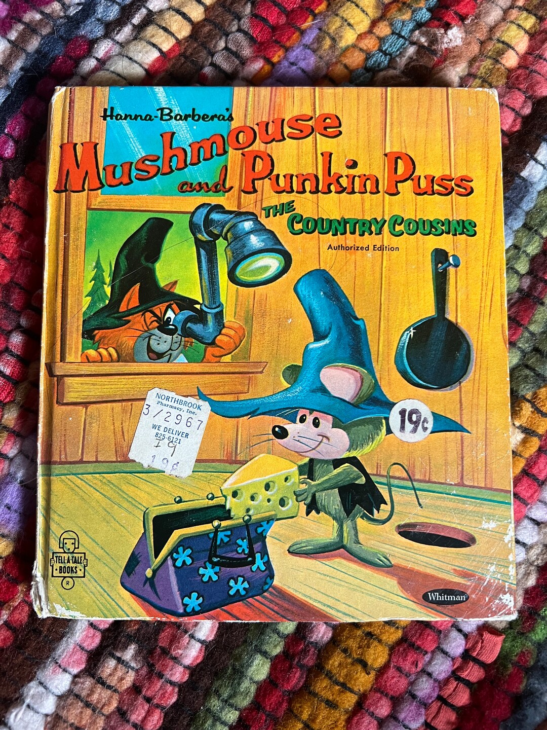 Vintage Whitman Mushmouse and Punpkin Puss- the Country Cousins Tell a ...