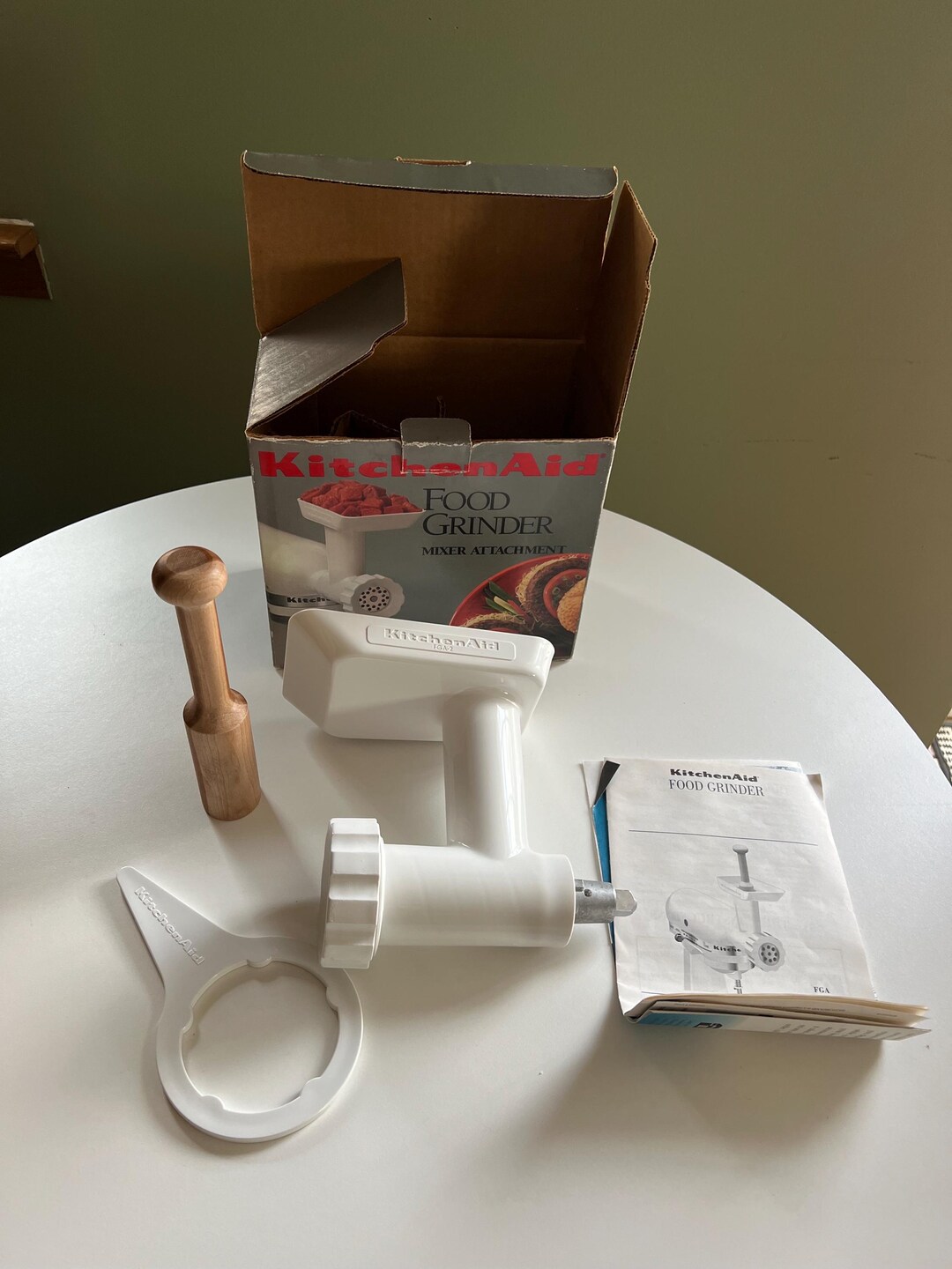 Vintage 90s Kitchenaid Food Grinder Mixer Attchement for FGA-2 Series ...