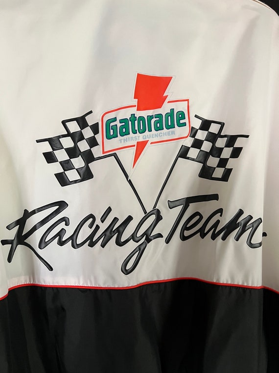 Vintage Gatorade Racing Jacket 80s NASCAR Windbreaker… - Gem