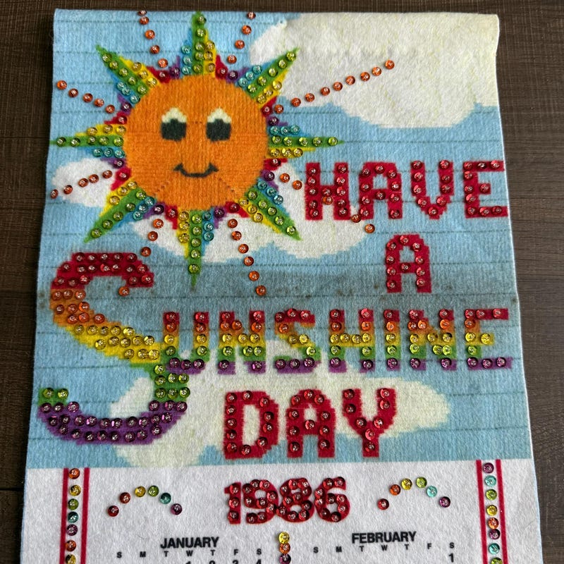 1986 Calendar - Etsy