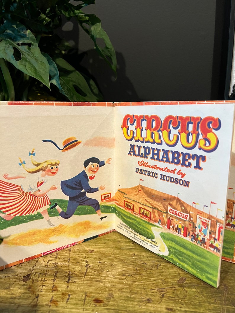 Vintage Circus Alphabet A Whiman Big Tell-a-tale / 1965 - Etsy