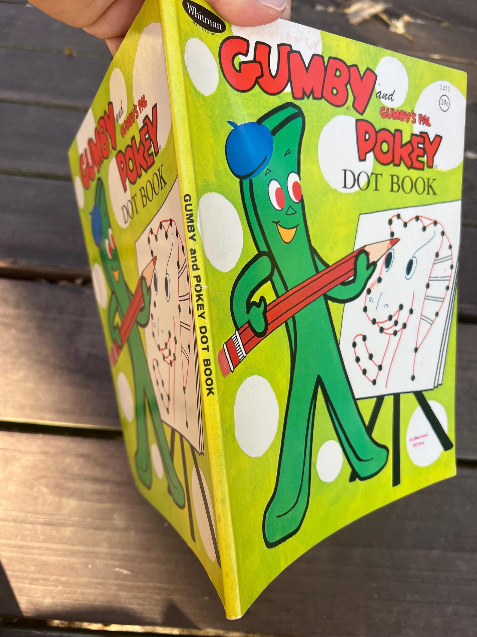 1970 Rare Whitman "gumby and Gummy's Pal Pokey Dot Book" Authorized ...