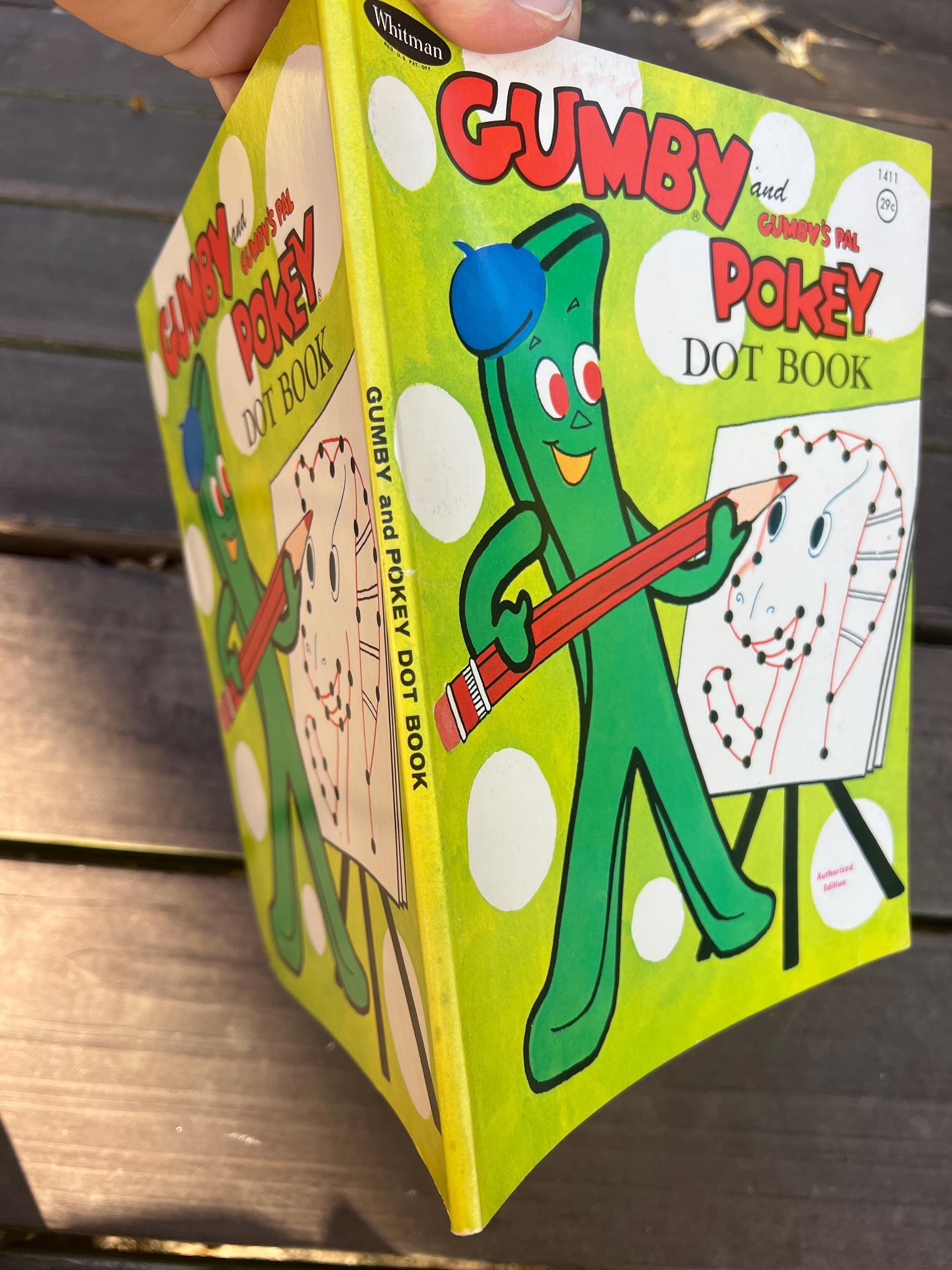 1970 Rare Whitman "gumby and Gummy's Pal Pokey Dot Book" Authorized ...