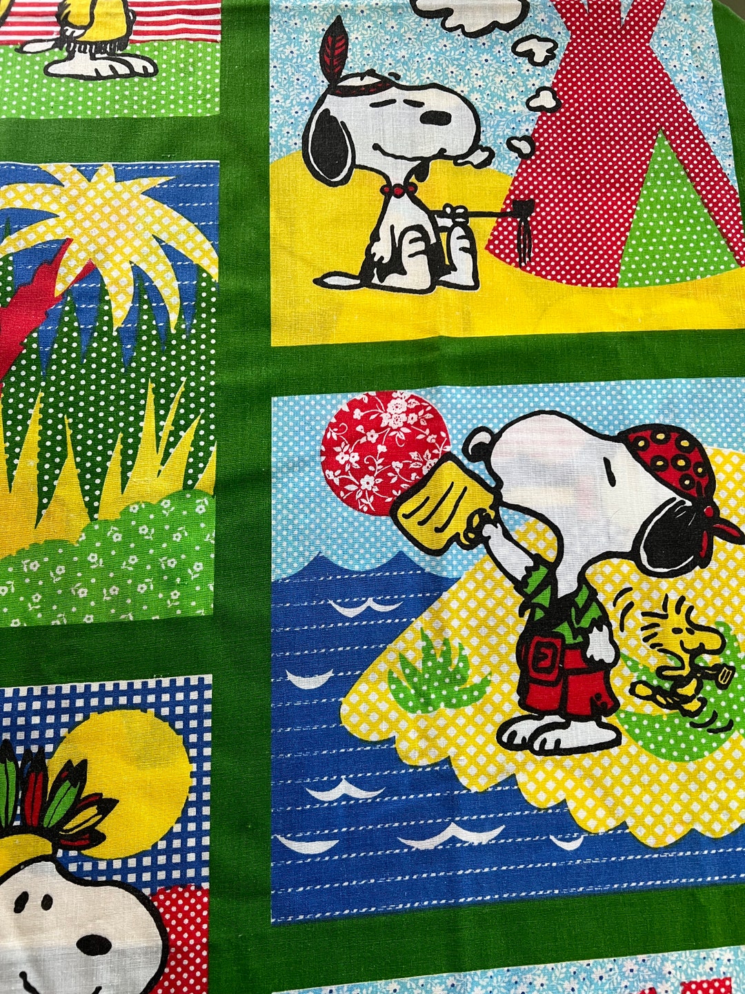 Vintage 1965 Snoopy Peanuts United Feature Syndicate Coverlet Twin - Etsy