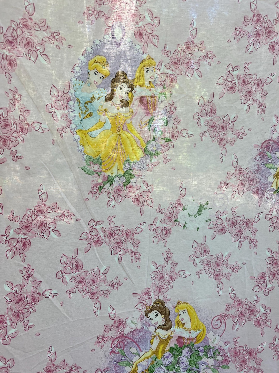 Vintage 90s Disney Princess Window Curtain Panel / Vintage Kids Disney ...