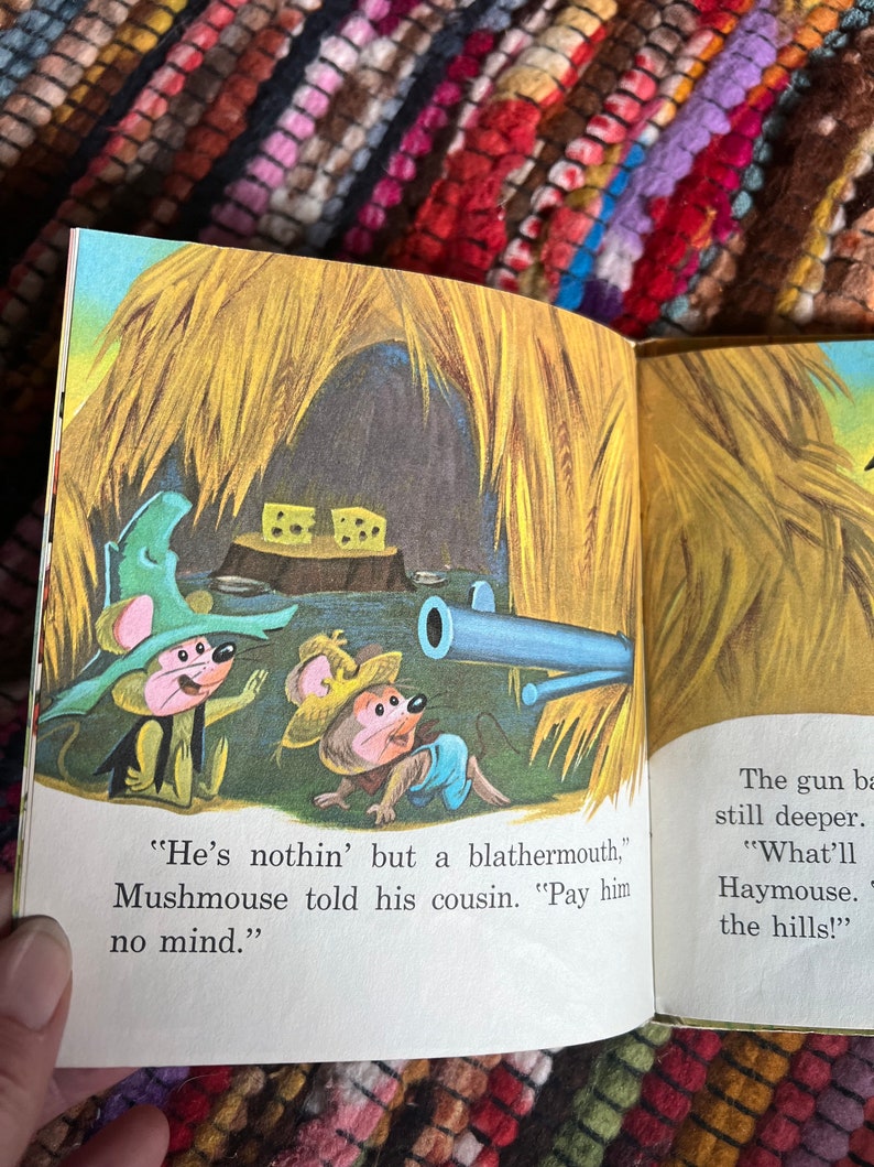 Vintage Whitman Mushmouse and Punpkin Puss- the Country Cousins Tell a ...