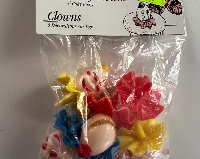 Set of 6 Wilson Derby Clown in Package Circa 1998 - Etsy