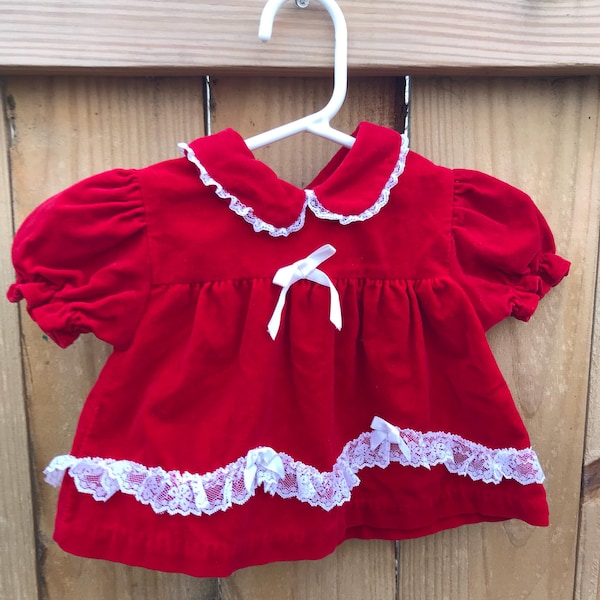 Baby Red Dress Vintage - Etsy