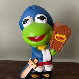 Vintage Kermit the Frog Ilco Pirate Money Bank / 10 Kermit Bank Great ...