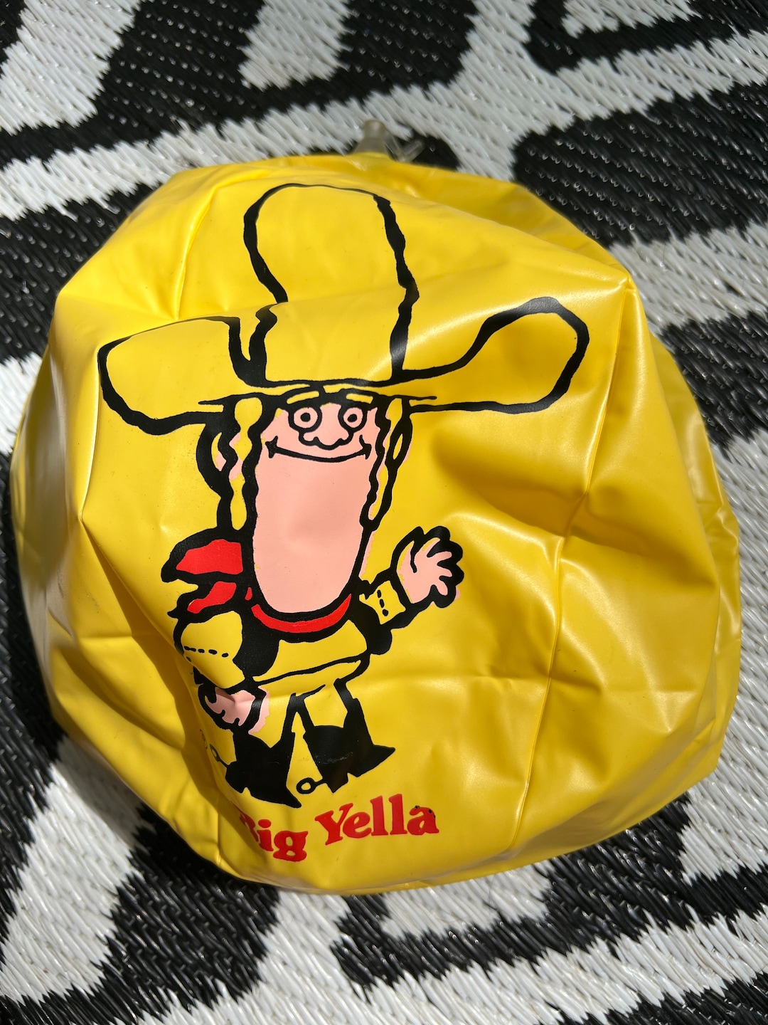 Big Yella Sugar Corn Pops Cereal Inflatable Ball 1970 's Cereal Box ...