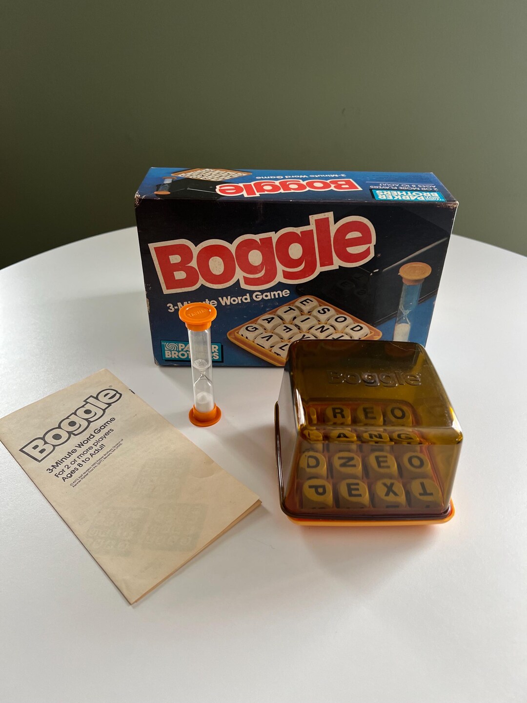 Vintage Boggle Game 1987 Family Parker Brothers Game - Etsy