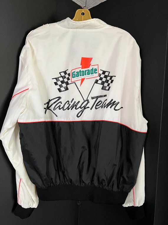 Vintage Gatorade Racing Jacket 80s NASCAR Windbreaker… - Gem