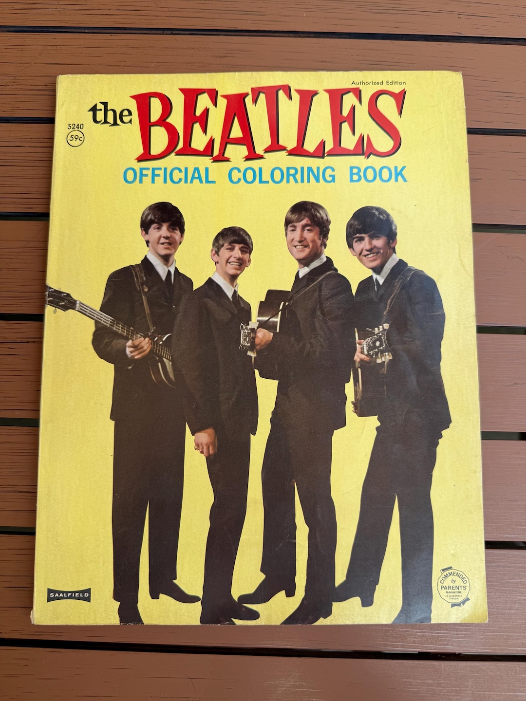 The Beatles Official Coloring Book - 1964 Saafield Authorized Edition ...