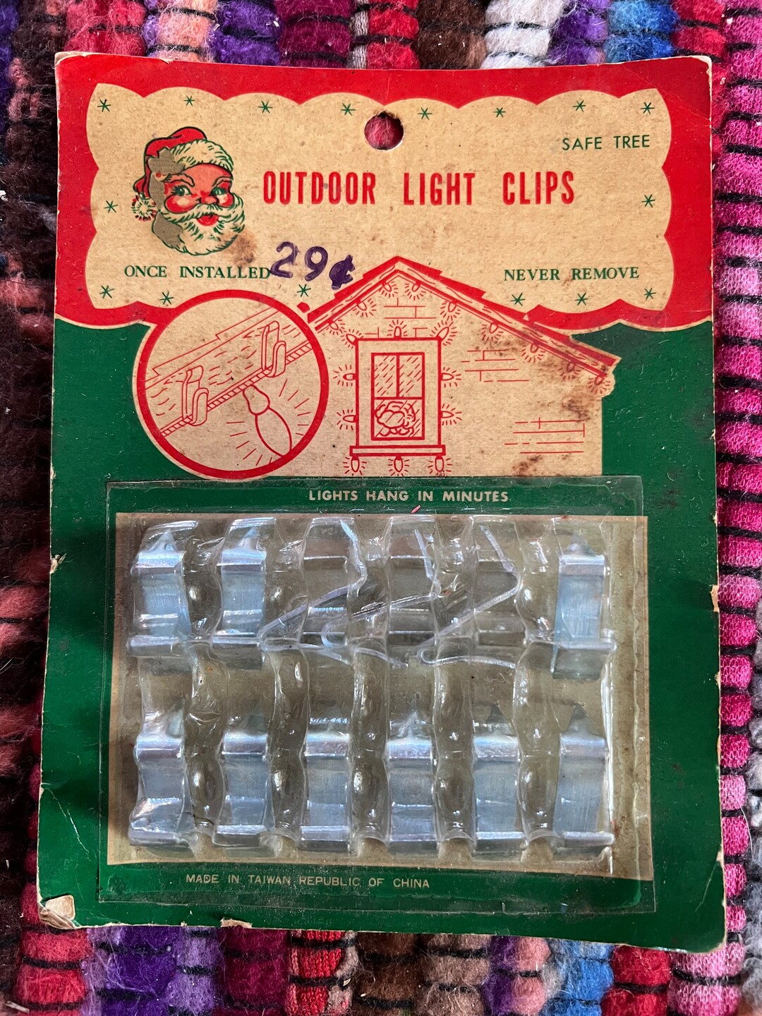 Vintage Outdoor Light Clips Deadstock / Outdoor Metal Light Clips - Etsy