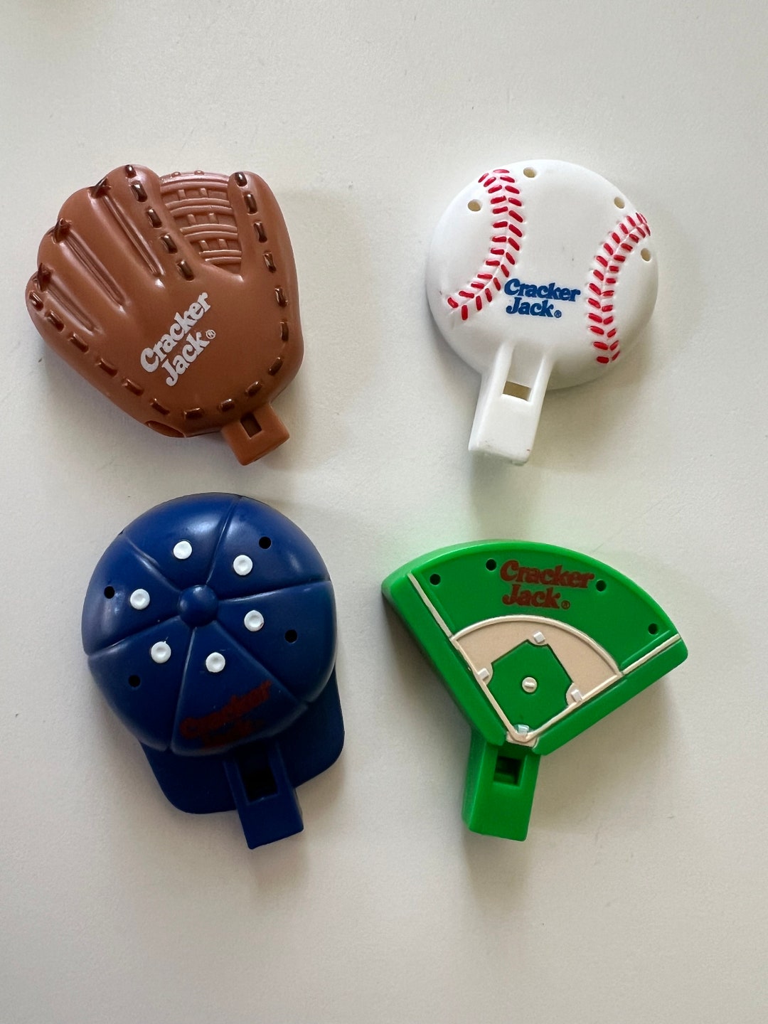 Lot of 4 Vintage 2000 Cracker Jack Baseball Whistle Lot - Etsy