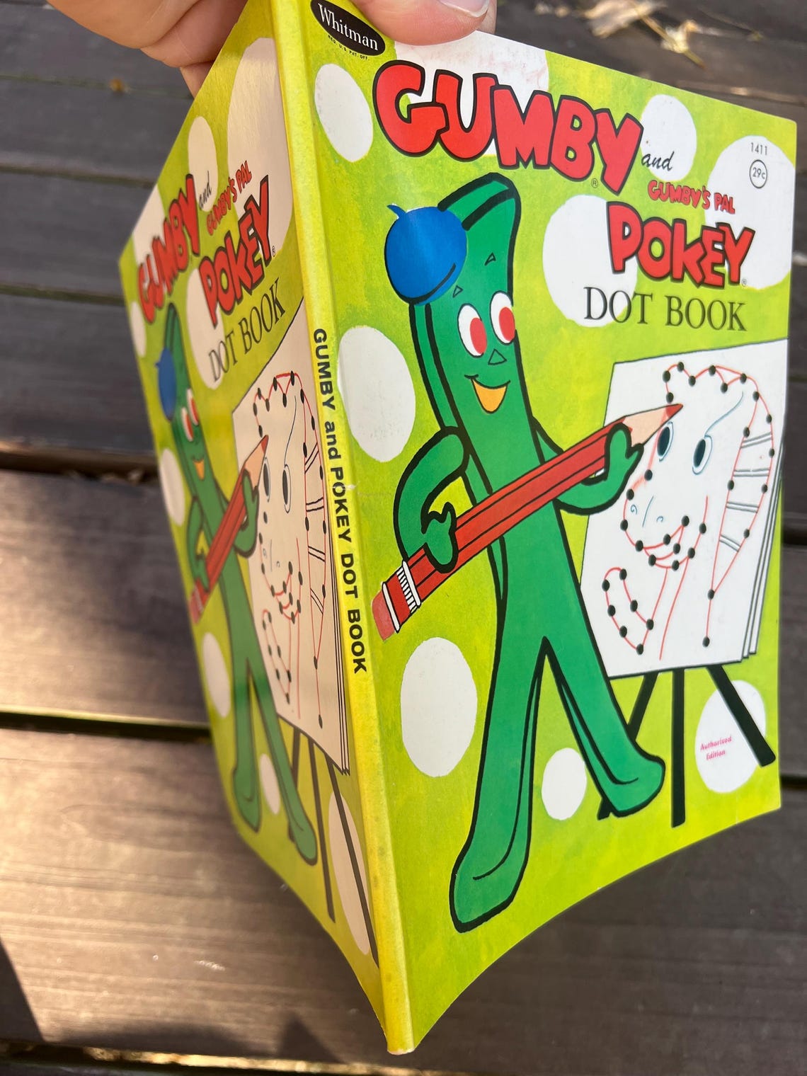 1970 Rare Whitman "gumby and Gummy's Pal Pokey Dot Book" Authorized ...