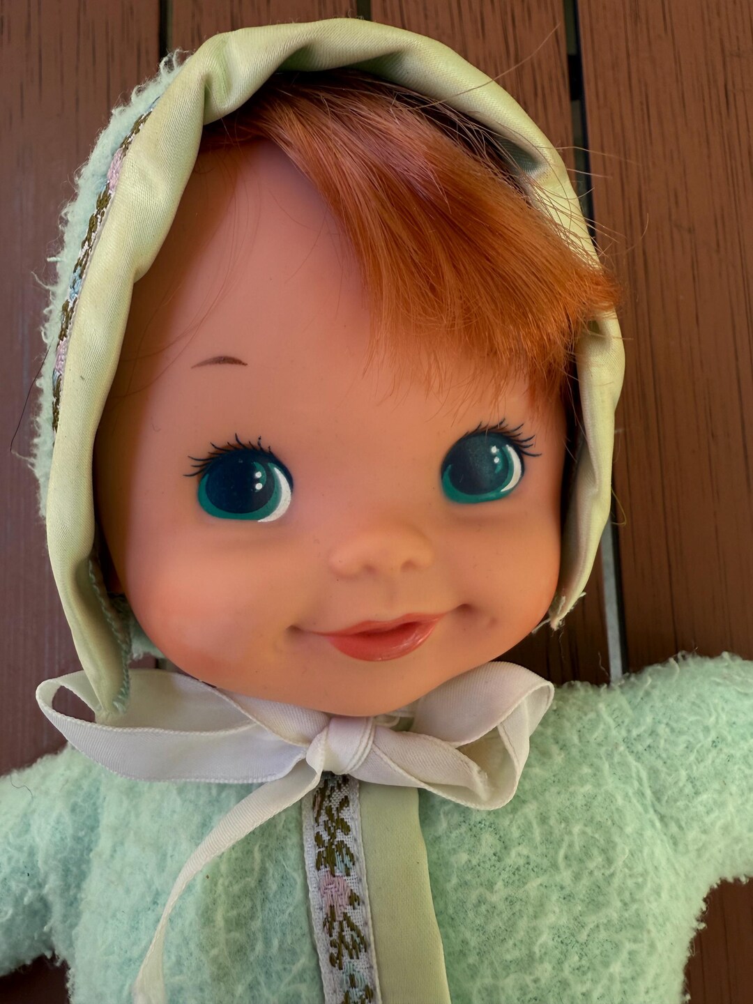 Vintage 1983 Mattel Snuggle Ginger Baby Doll: Red Hair, Green Eyes - Etsy