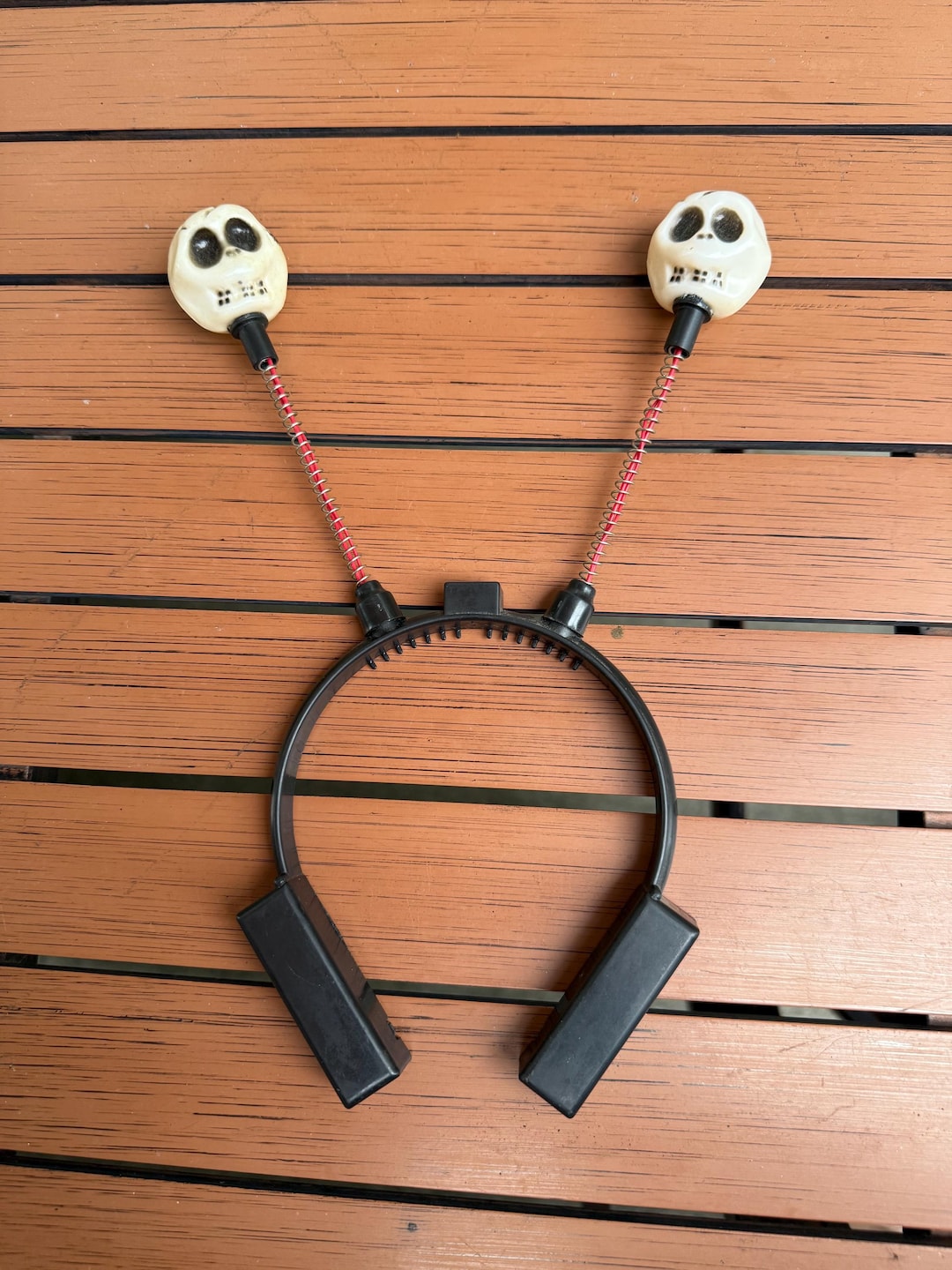 Vintage Halloween Blow Mold Skull Topper Flashing Head Band - Etsy