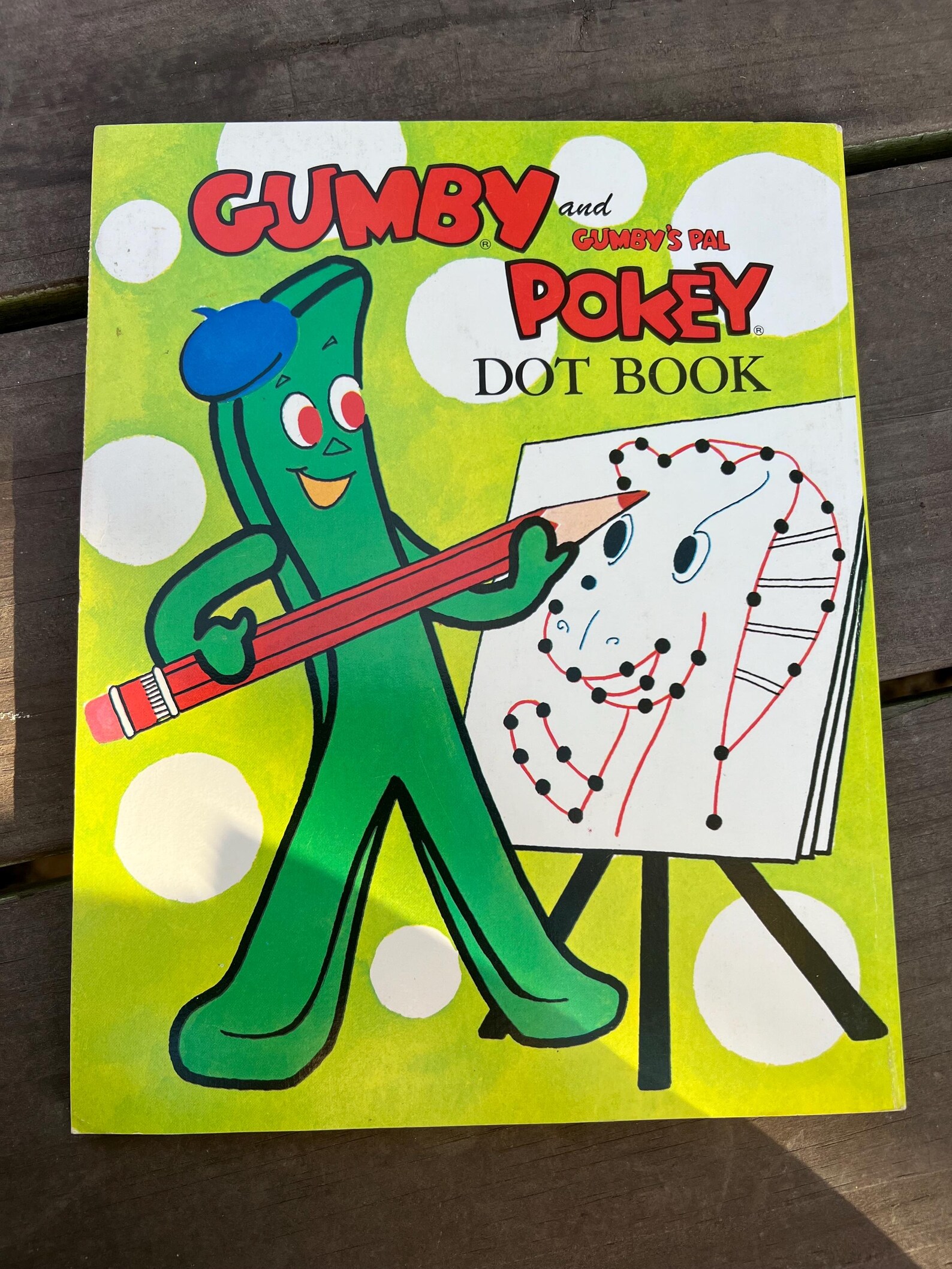 1970 Rare Whitman "gumby and Gummy's Pal Pokey Dot Book" Authorized ...