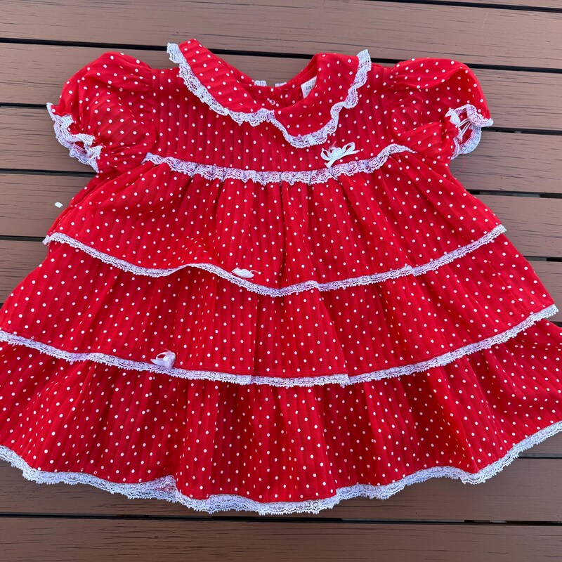 Baby Red Dress Vintage - Etsy