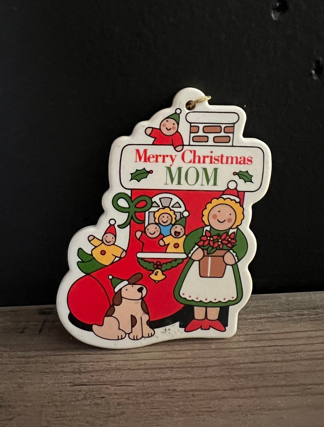 Vintage Avon Gift Collection Merry Christmas Ornament Mom - Etsy