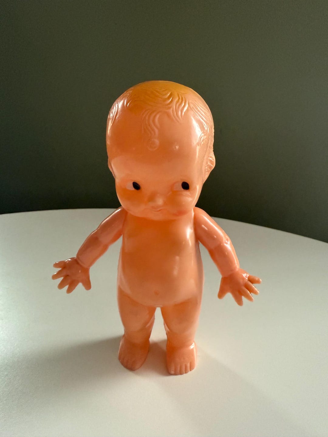 Vintage 1950s Hard Plastic Irwin Kewpie Doll With Blond Molded Hair - Etsy