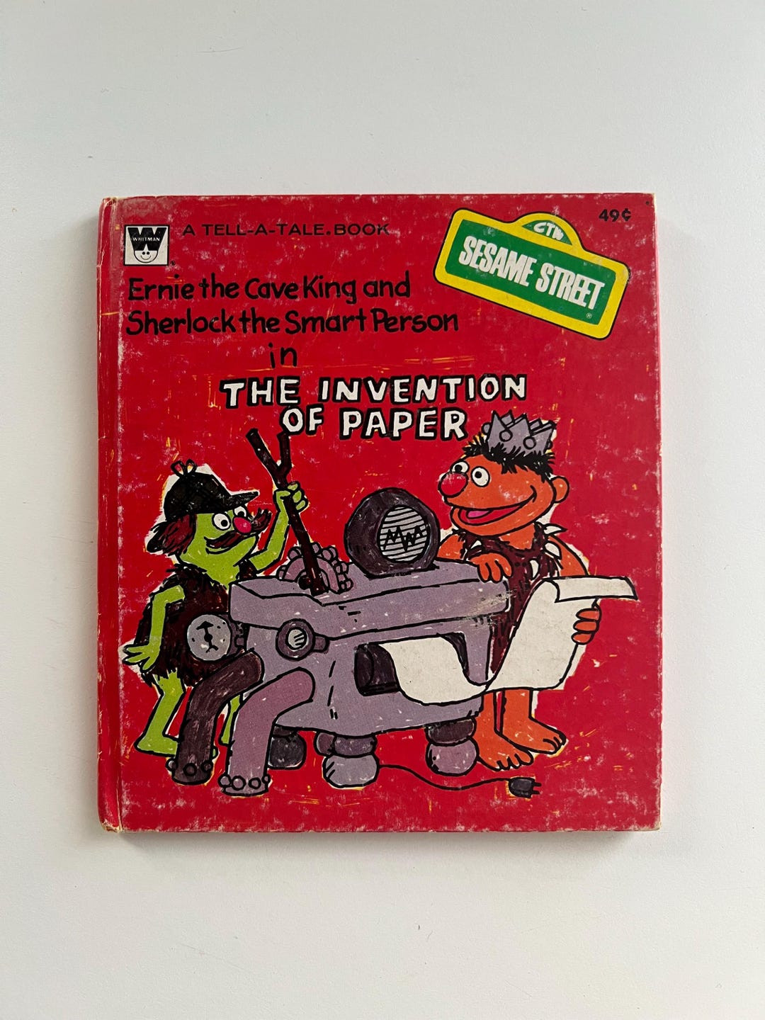 Vintage Sesame Street the Invention of Paper A Whiman Big Tell-a-tale ...