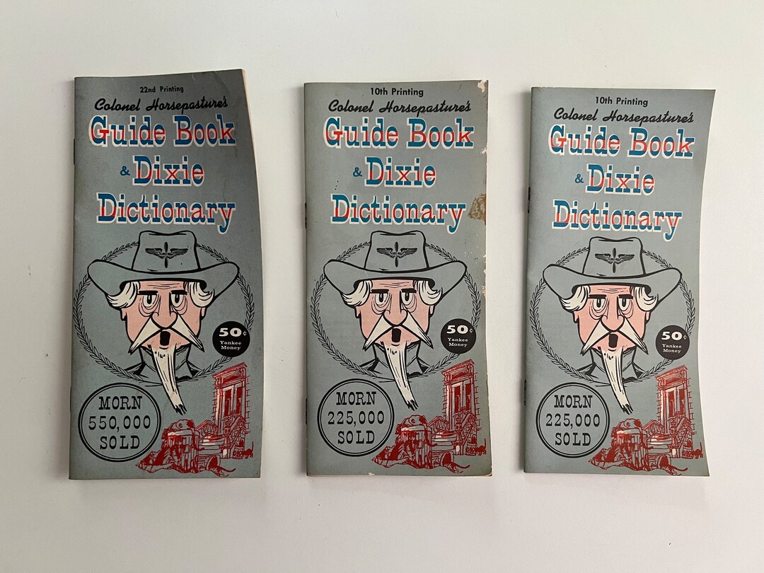 Vintage 60s Set of 3 10th and 32nd Edition Colonel Horsepasture's Guide ...