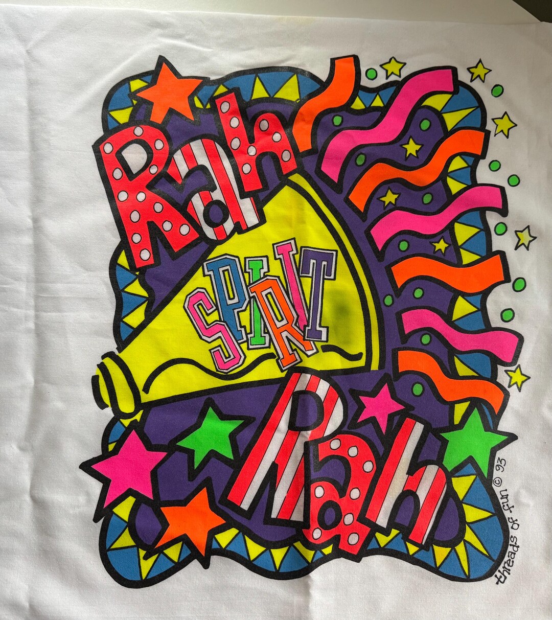 Vintage Rah Rah Cheerleader Pilliw Case Circa 1993 Threads of Fun. Like ...