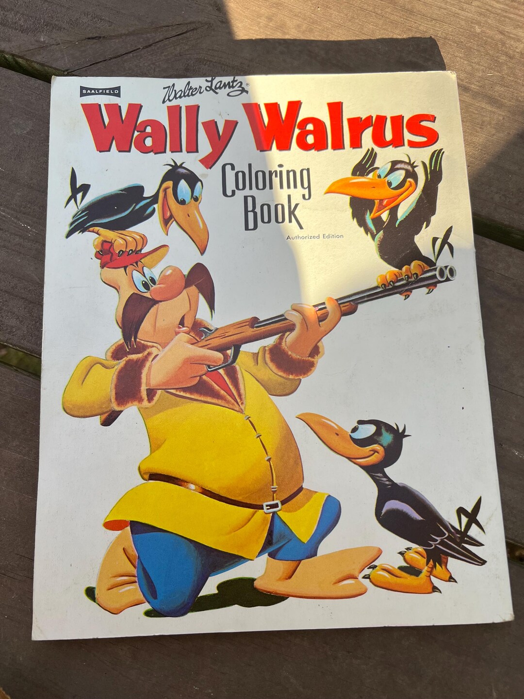 1964 Vintage Wally Walrus and the Crowd Coloring Book by Saalfield 1 ...