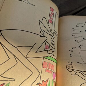 1970 Rare Whitman "gumby and Gummy's Pal Pokey Dot Book" Authorized ...