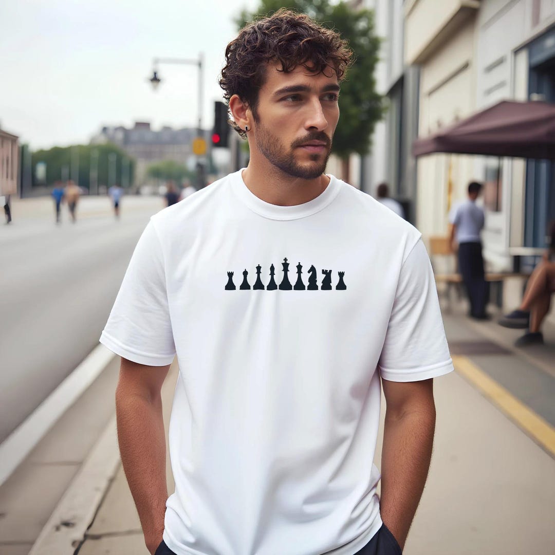Chess Retro Shirt, Chess Pieces Design for Chess Players, Vintage Board ...