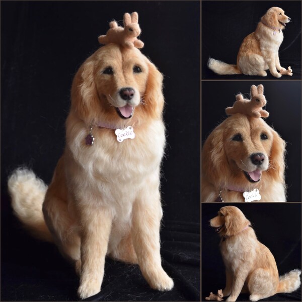 Felt Golden Retriever - Etsy