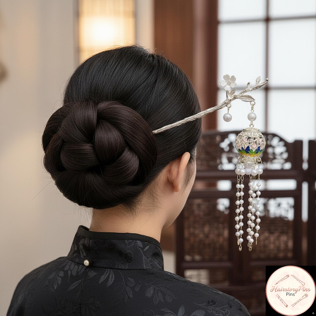 Glowing Lantern Hairpin – Ancient Style Coiled Hair Stick - Etsy