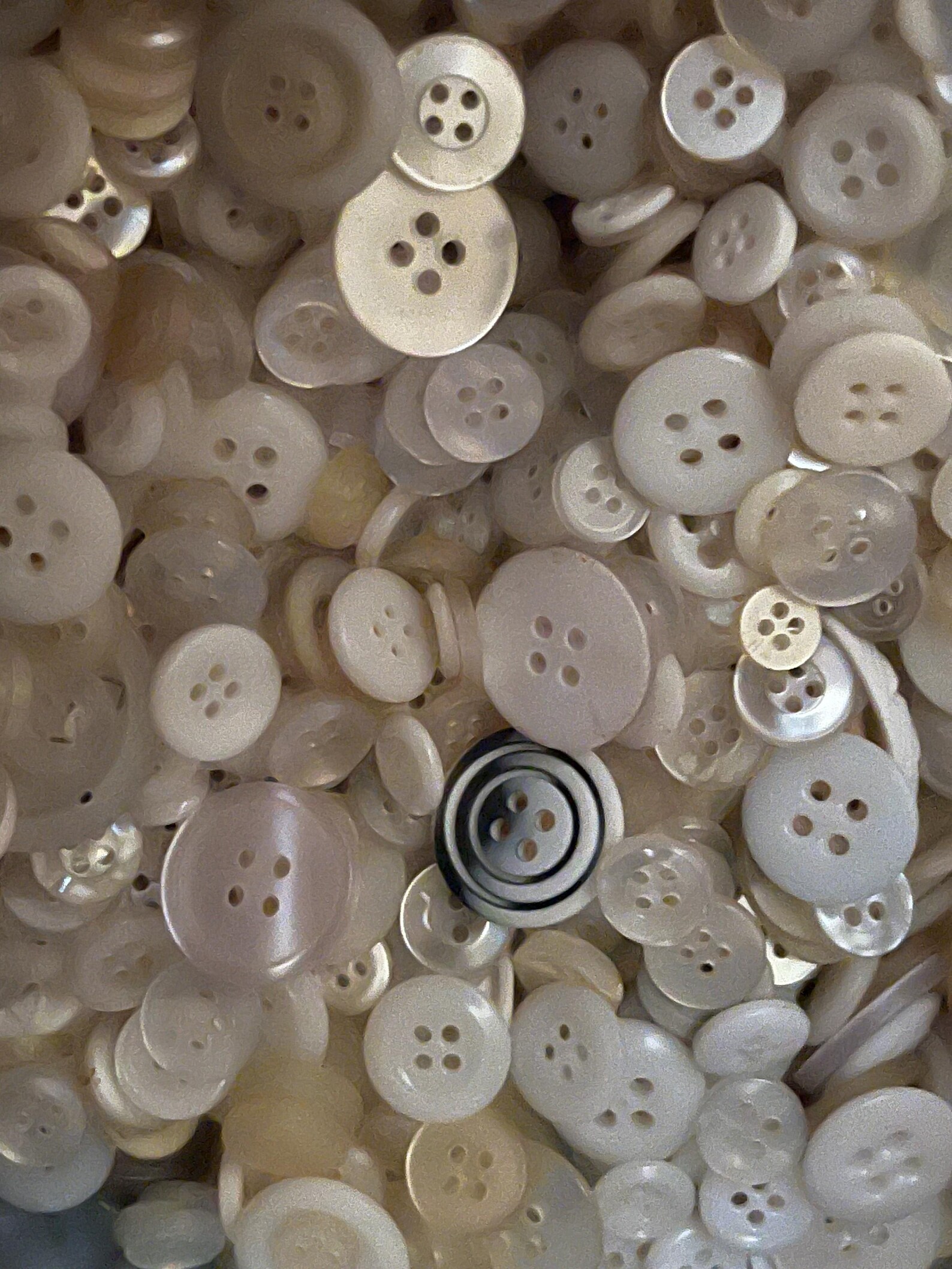 White - Vintage Buttons - Etsy