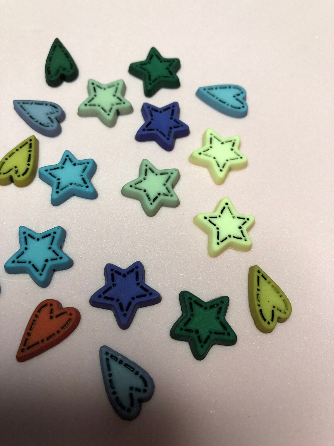 Mini Plastic Stars - Etsy