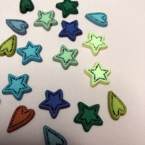 Mini Plastic Stars - Etsy