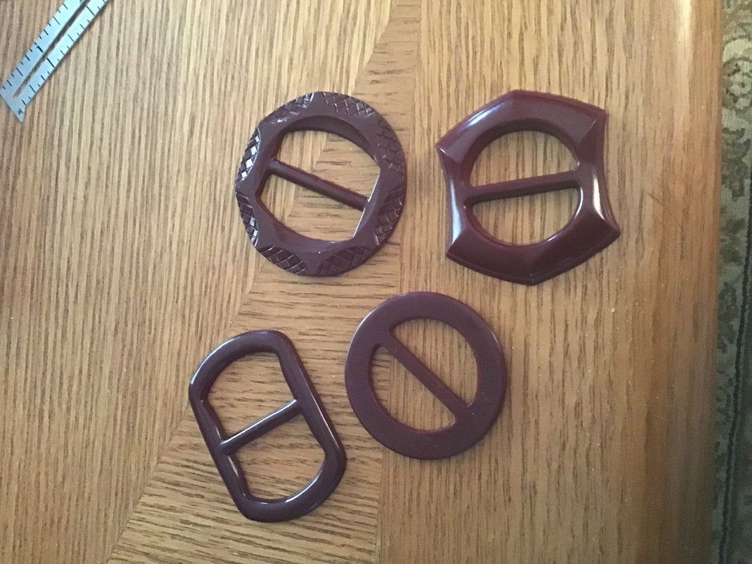 Burgundy Color Buckles - Etsy