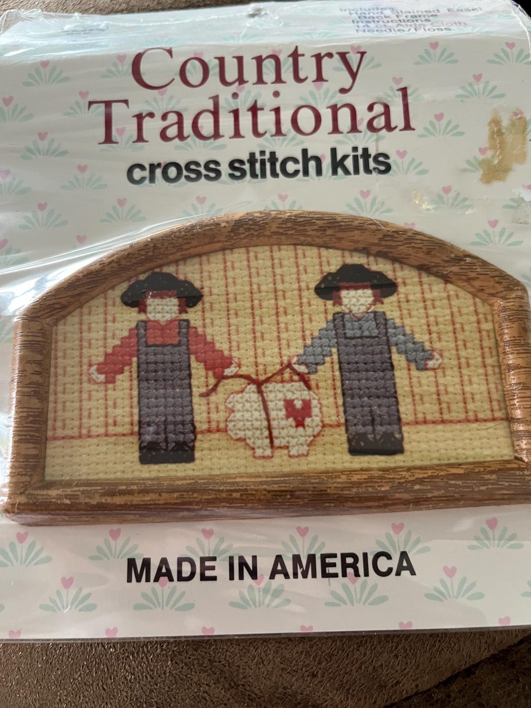 Country Amish Cross Stitch Kit - Etsy