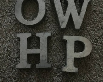 Pick Your Letters & Numbers Raised/embossed License Plate Letters and ...