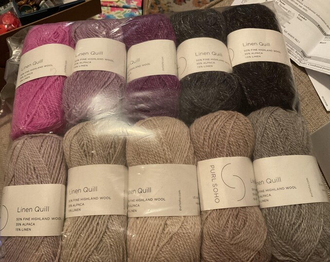 Purl Soho Linen Quill Yarn Bundle - Etsy