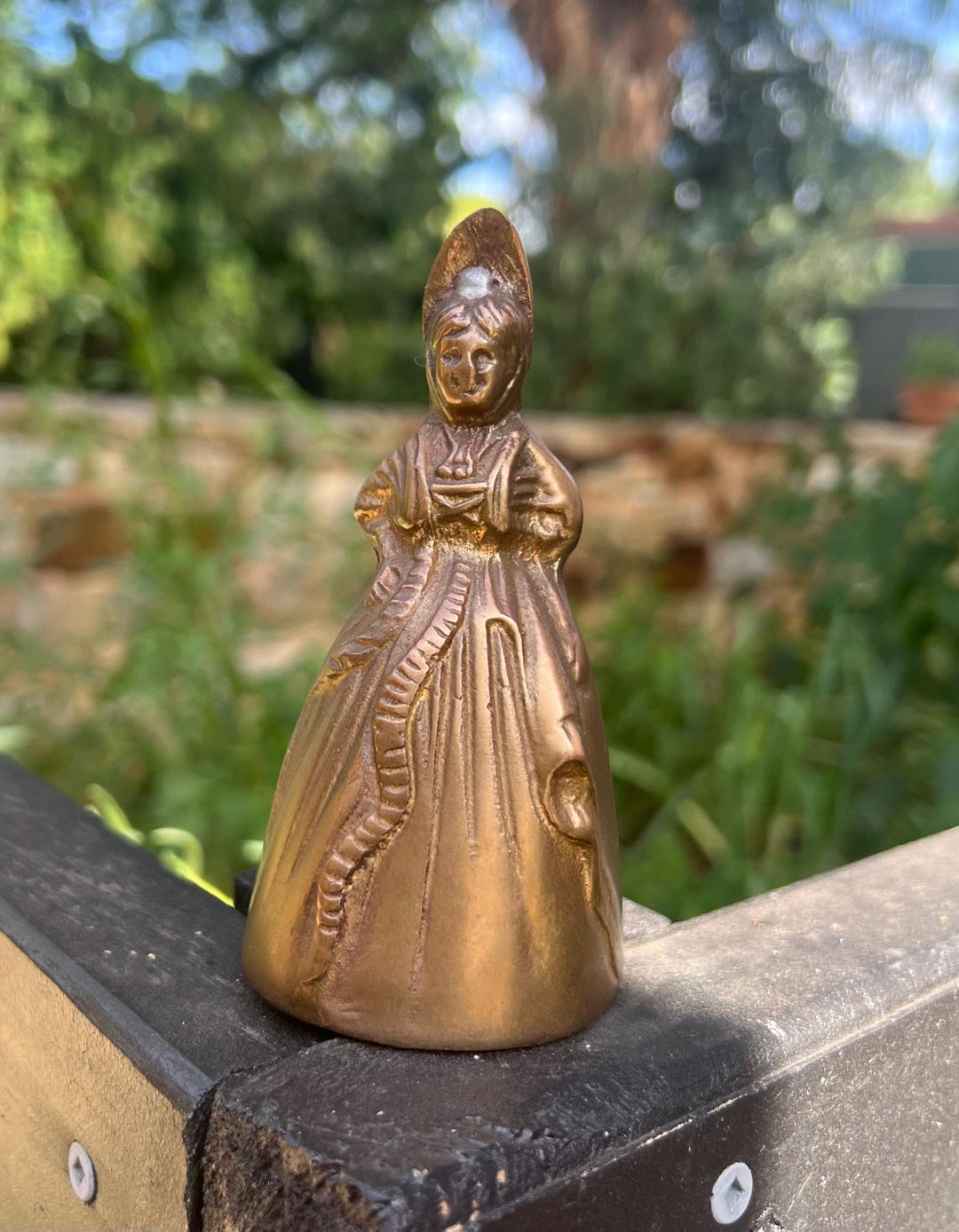 Vintage Brass Lady Bell – 1960s–1980s Crinoline Style - Etsy