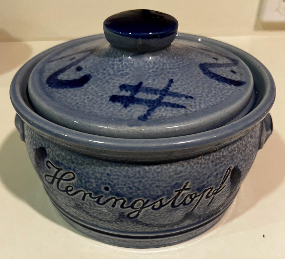 Vintage German “heringstopf” Ceramic Crock – C.1970s - Etsy