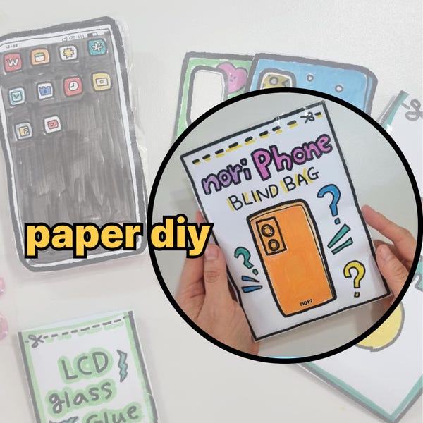 Blind Bag Paper Template - Etsy Australia