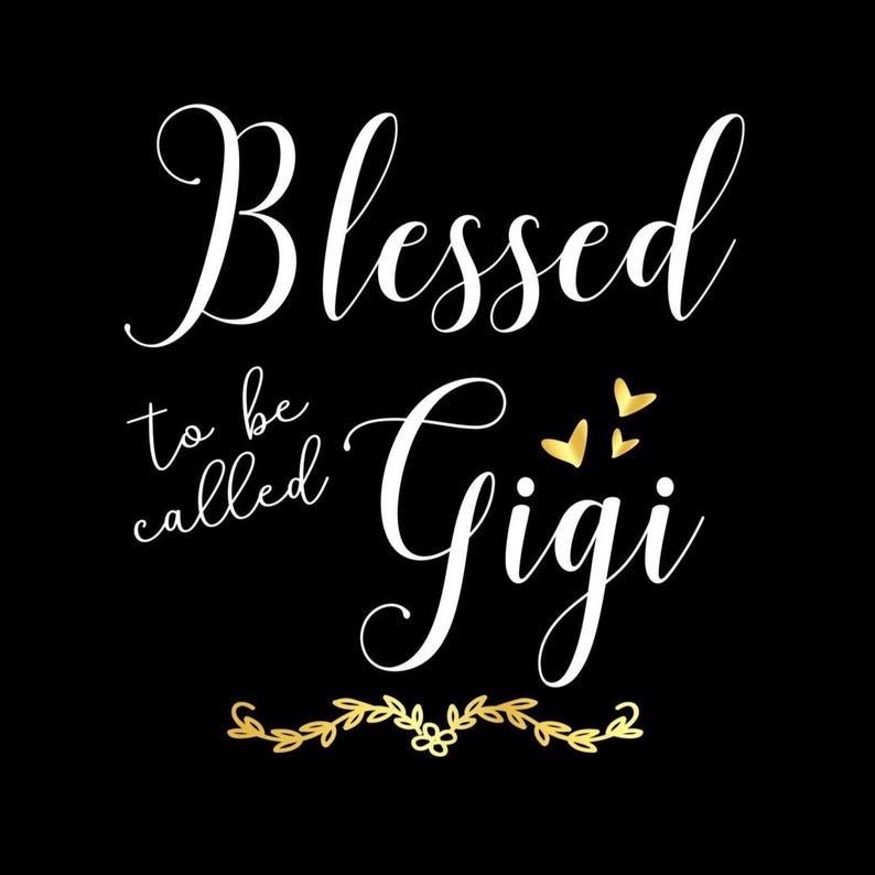 Blessed to Be Called Gigi PNG, Buffalo Plaid Grandmother Gift, Gigi ...