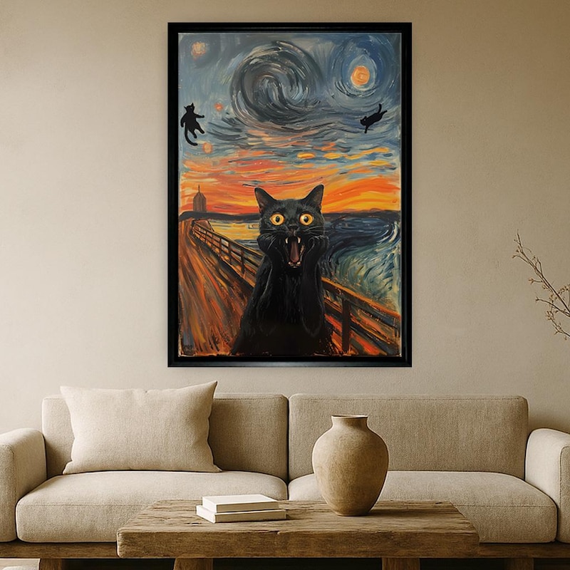 The Scream Painting Funny - Etsy